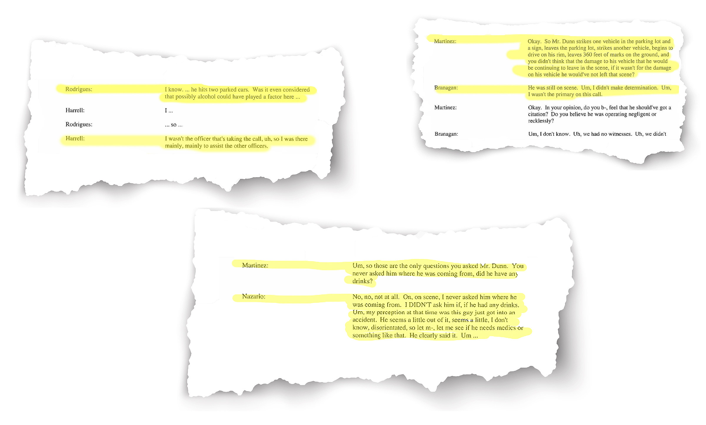 New Bedford officers short on words in City Councilor Hugh Dunn’s OUI ...