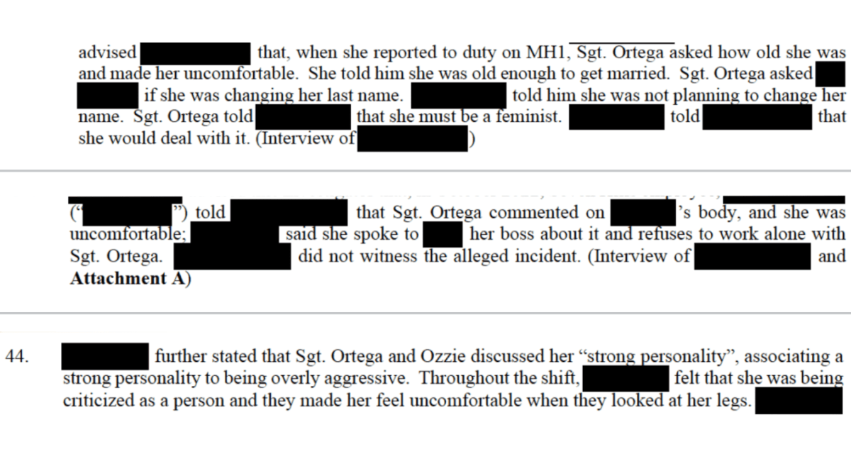 Documents show pattern of alleged sexual harassment and inappropriate ...