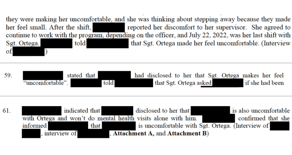 Documents show pattern of alleged sexual harassment and inappropriate ...