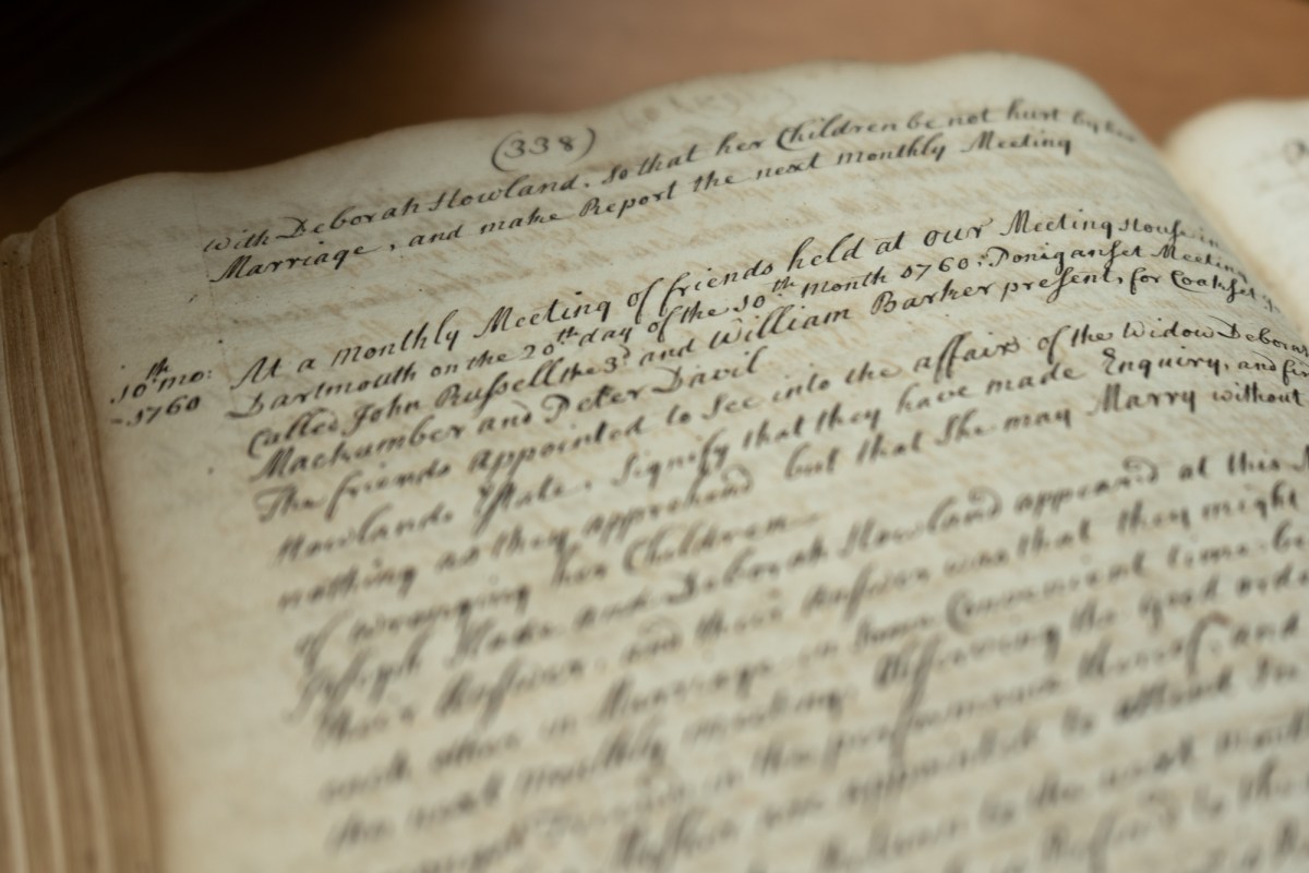 Four years and 6,000 handwritten pages later, a peek into Quaker ...