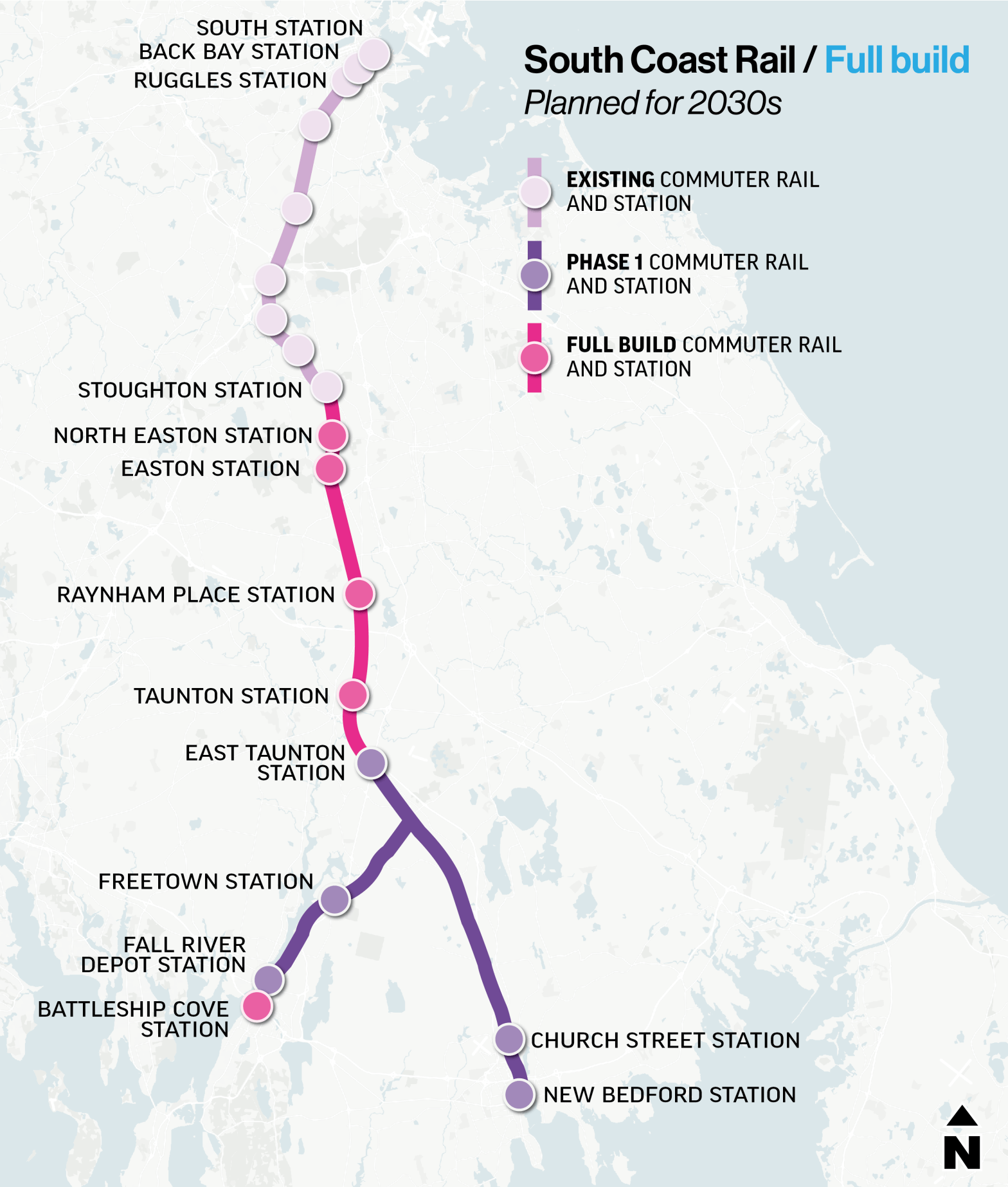 After decades of delays, commuter train from New Bedford to Boston on ...