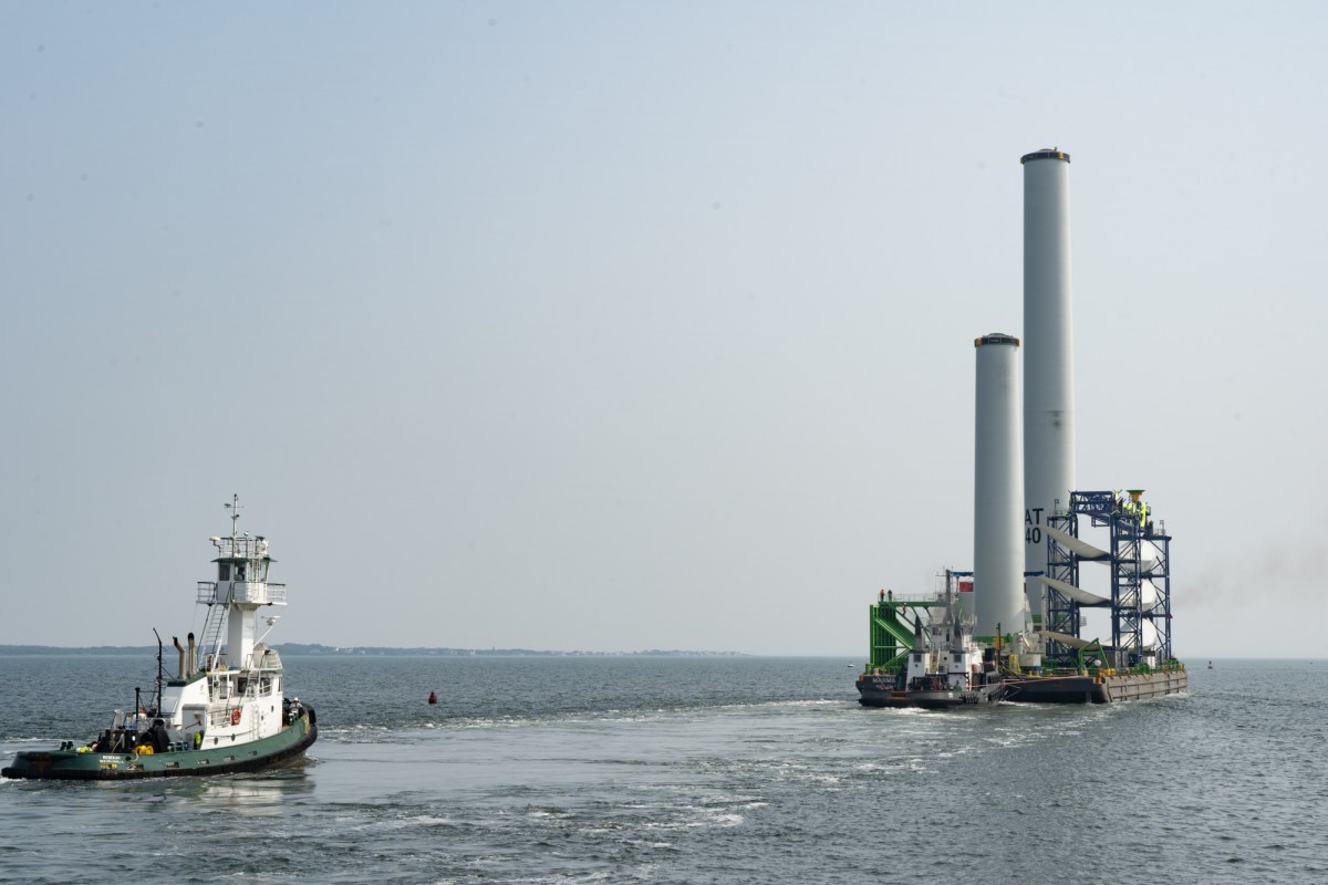 First assembled turbine parts leave New Bedford for Vineyard Wind site ...