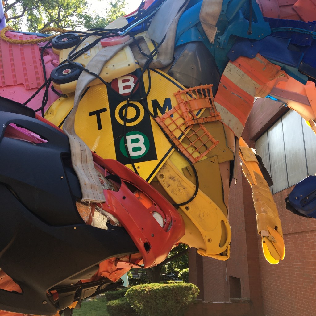 20-feet tall and made of trash, ‘Plastic Rooster’ by Bordalo II a sight ...