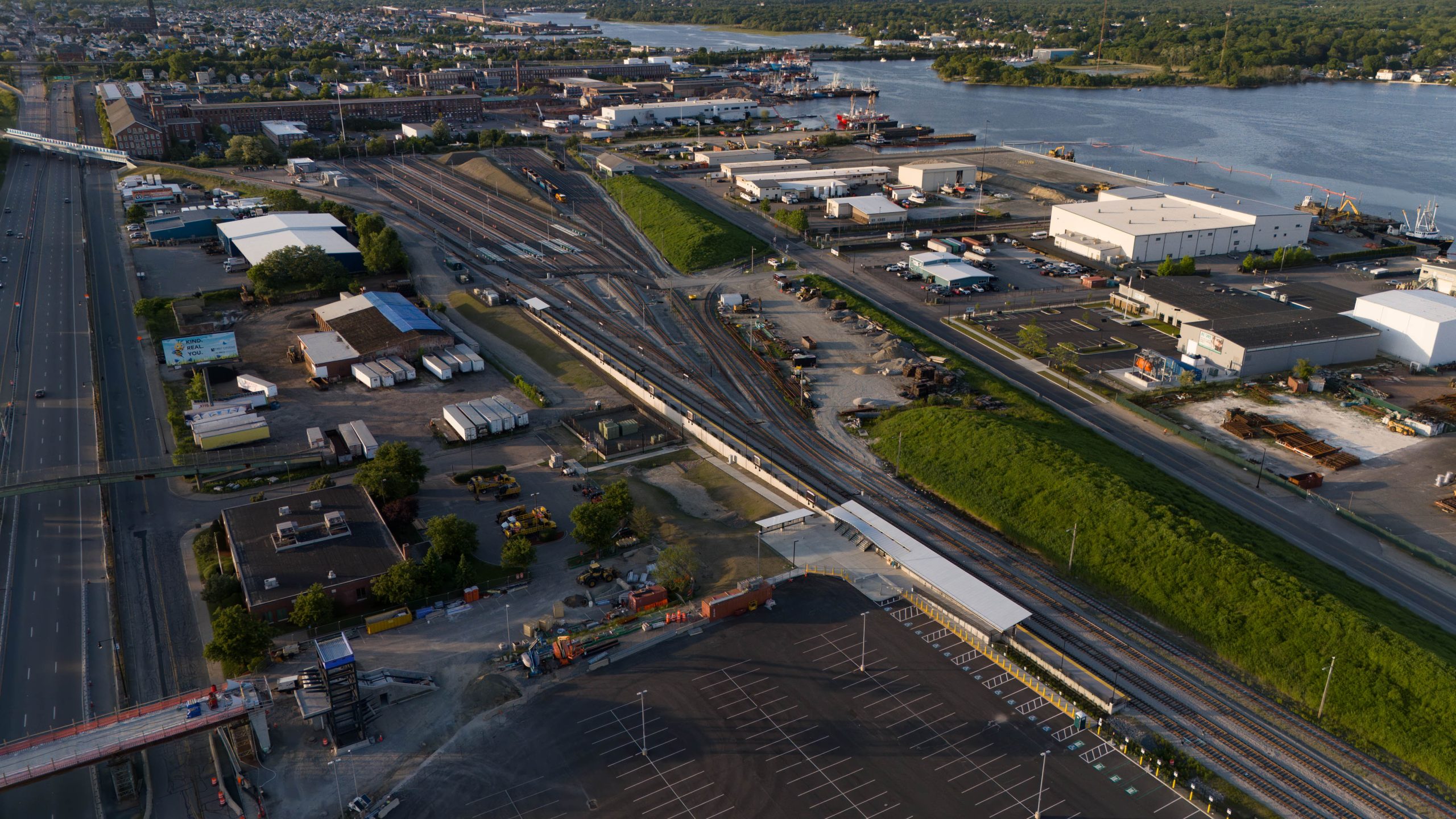 Key points on the route to South Coast Rail - The New Bedford Light