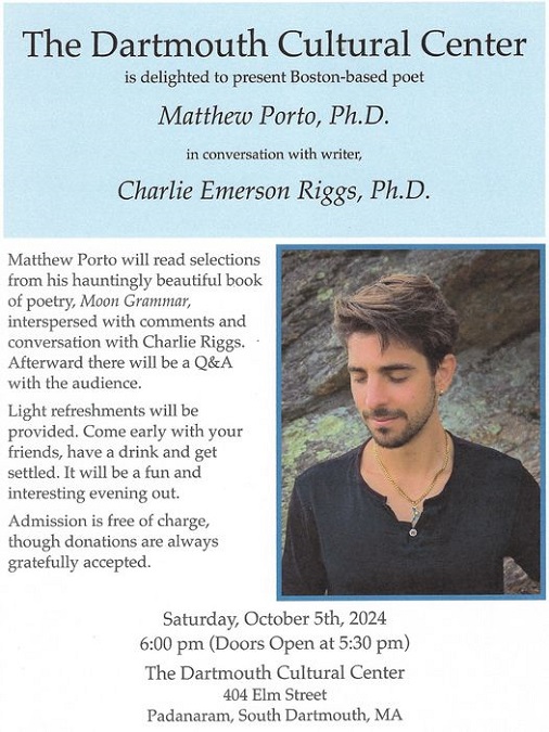 Poetry Reading with Matthew Porto - The New Bedford Light