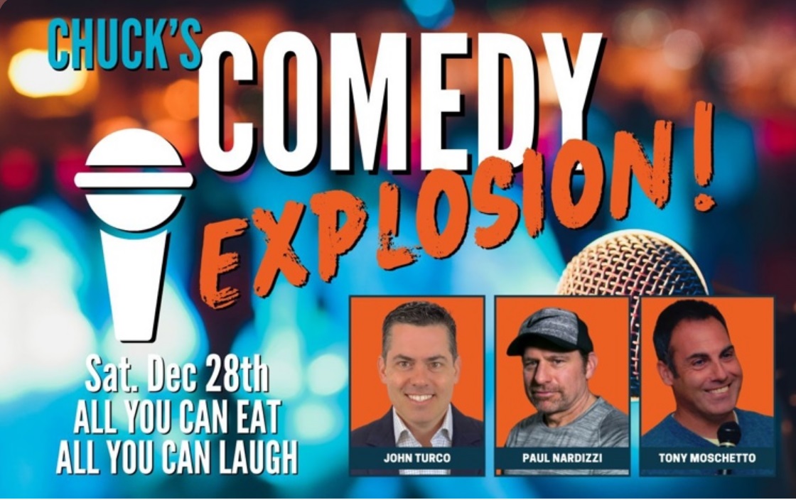 Chuck's Comedy Explosion! with Italian Buffet and DJ After Party - The ...