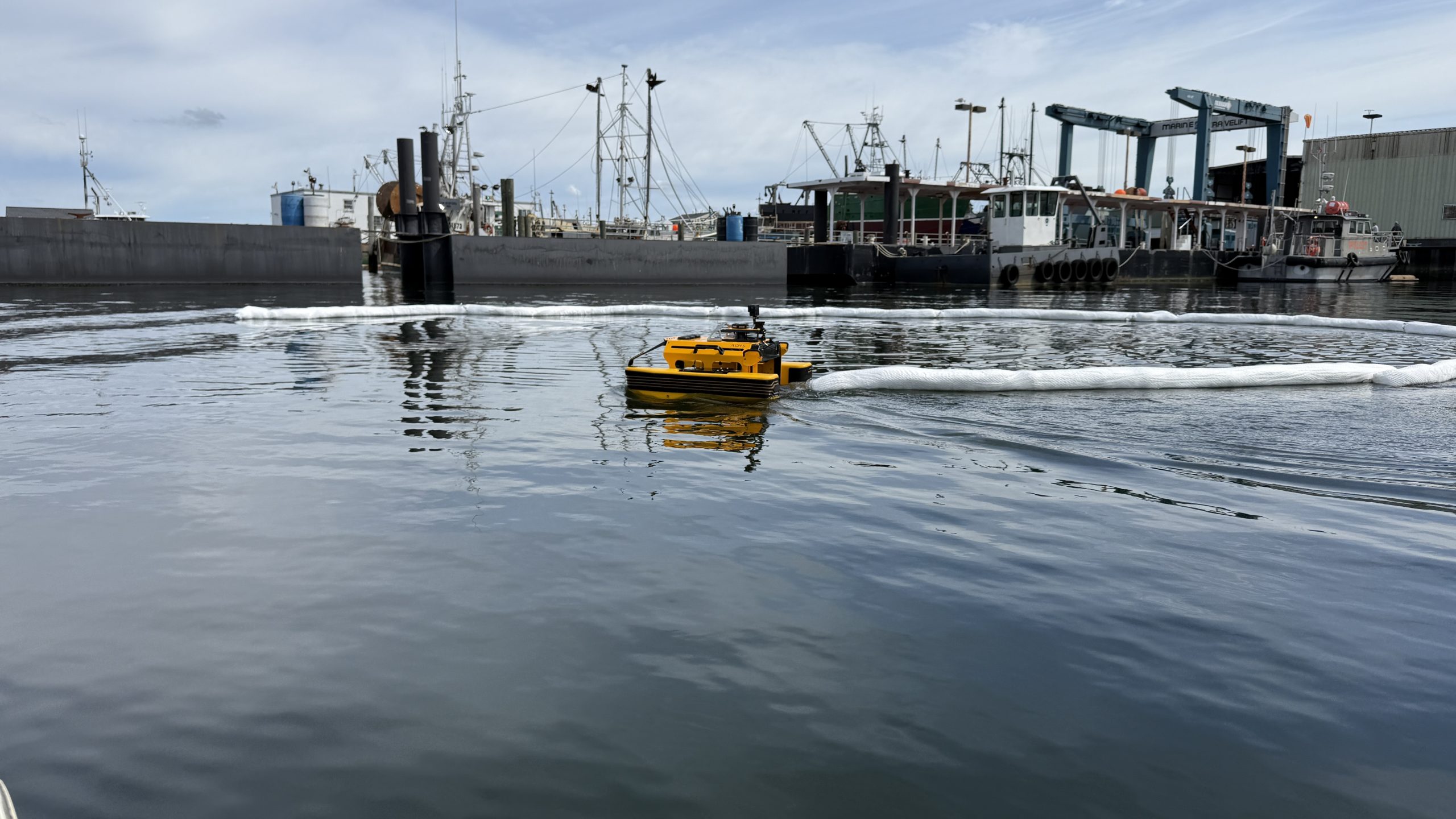 Fairhaven ‘water Roomba’ helps clean up the harbor - The New Bedford Light