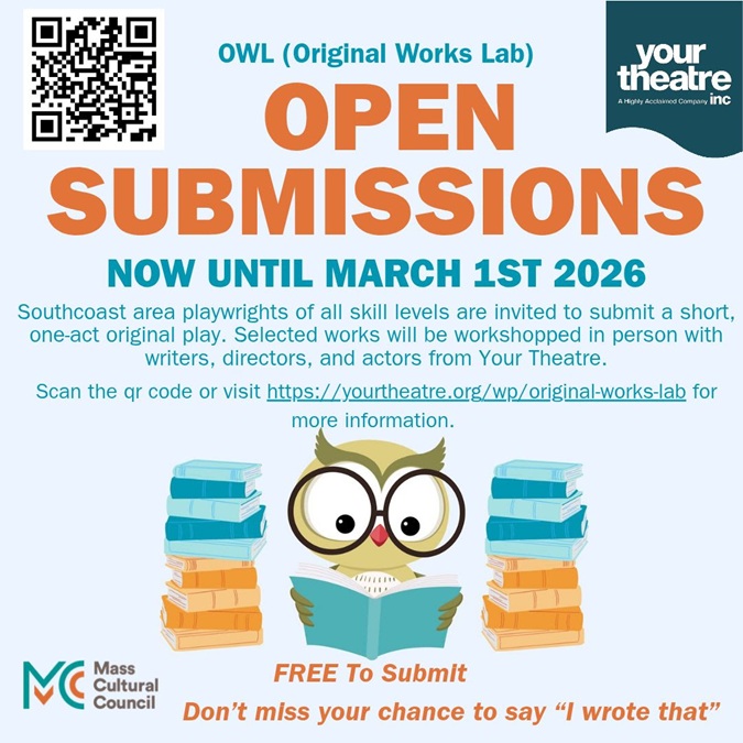 Original Works Lab Opens Submissions for 2026 - The New Bedford Light